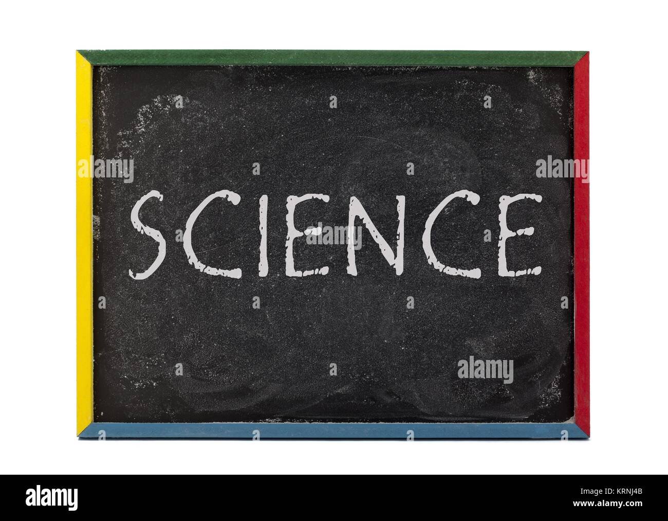 science written on slate board Stock Photo - Alamy