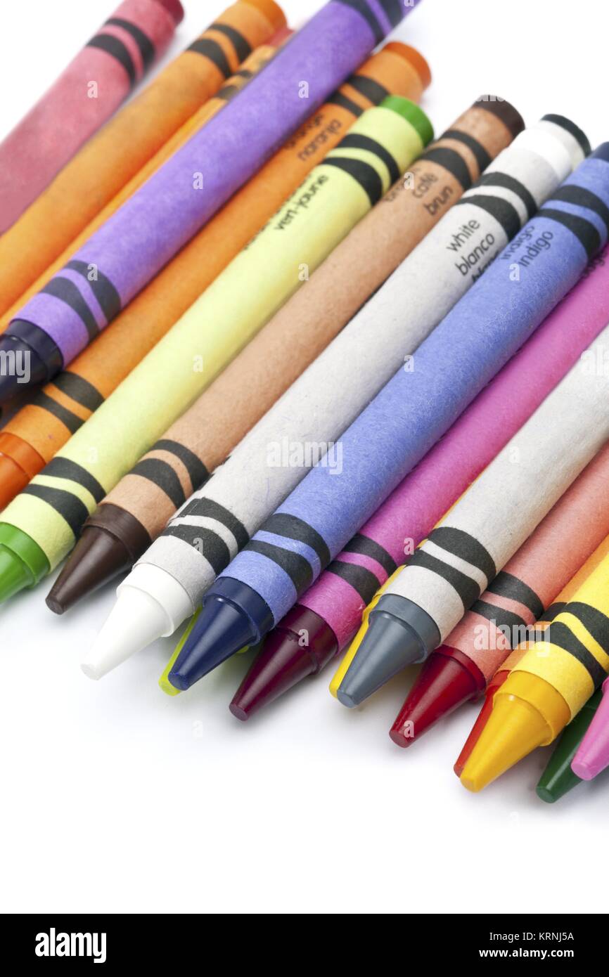 Slant crayons hi-res stock photography and images - Alamy