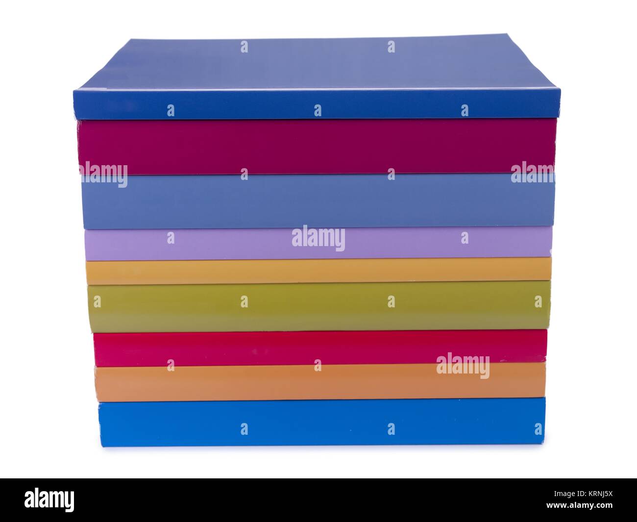 stack of colorful books Stock Photo - Alamy