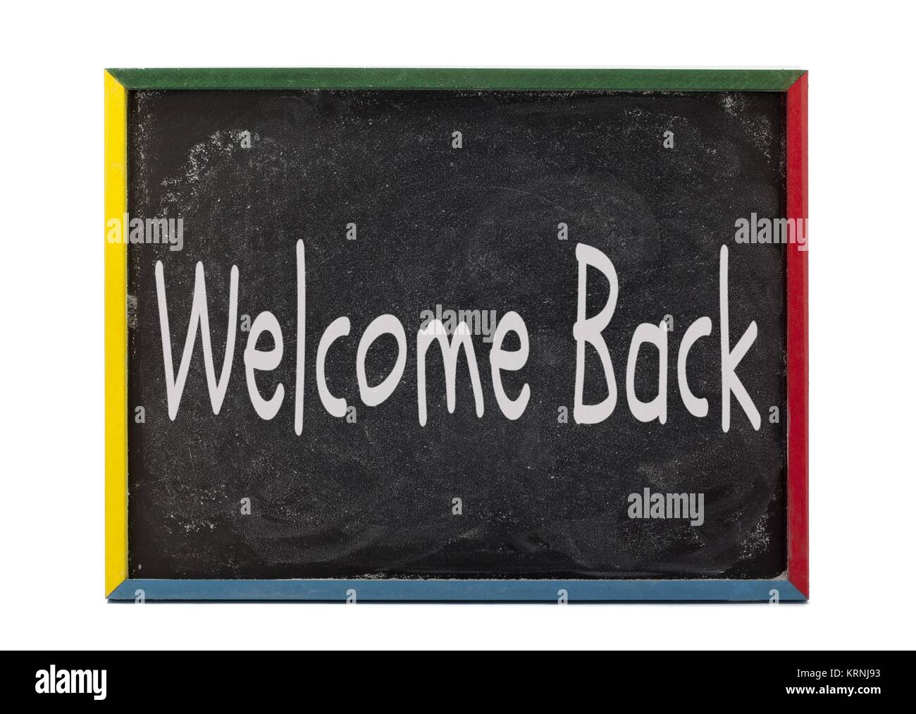 Welcome back image Cut Out Stock Images & Pictures - Alamy