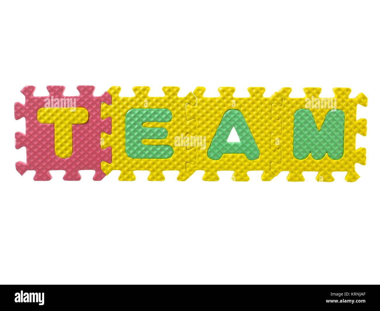 Team concept word puzzle hi-res stock photography and images - Alamy