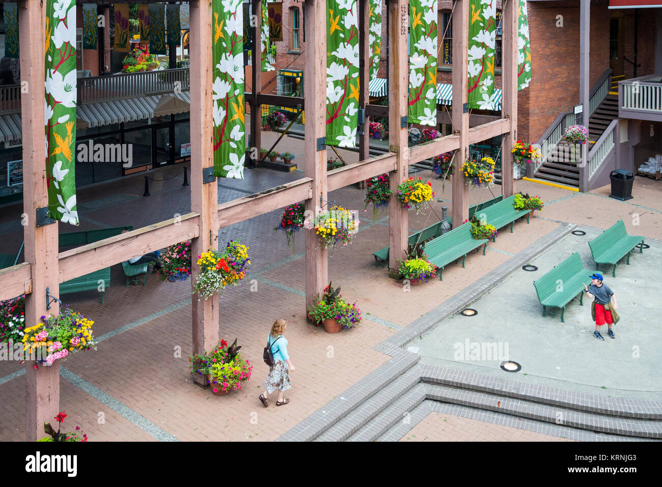 Market Square, Victoria, Vancouver Island, British Columbia, Canada ...