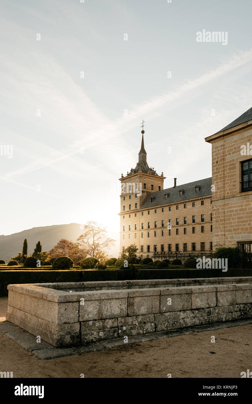 Outdoor view of El Escorial Stock Photo - Alamy
