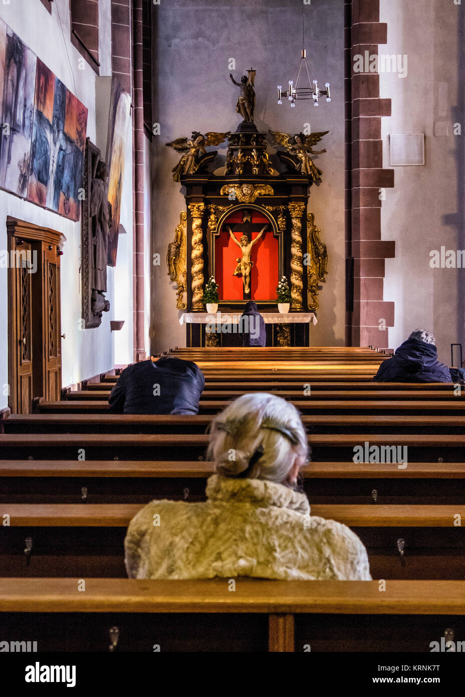Frankfurt,Germany.Liebfrauenkirche,Our Dear Lady Gothic-style Catholic ...