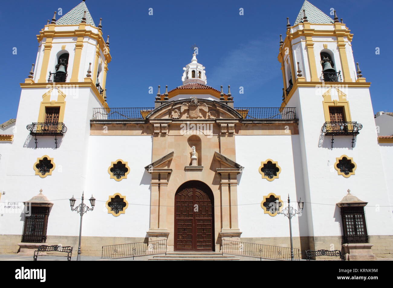 Socorro Church in Ronda. Andalusia, Spain Stock Photo - Alamy