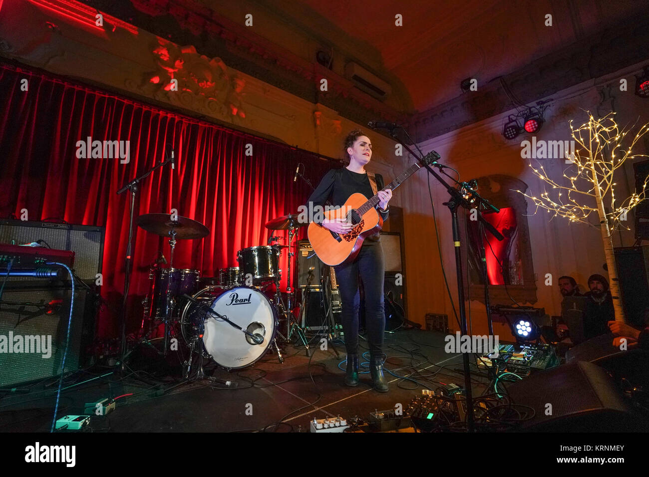 Emma Ruth Rundle performing live on stage at Bush Hall in London. Photo ...