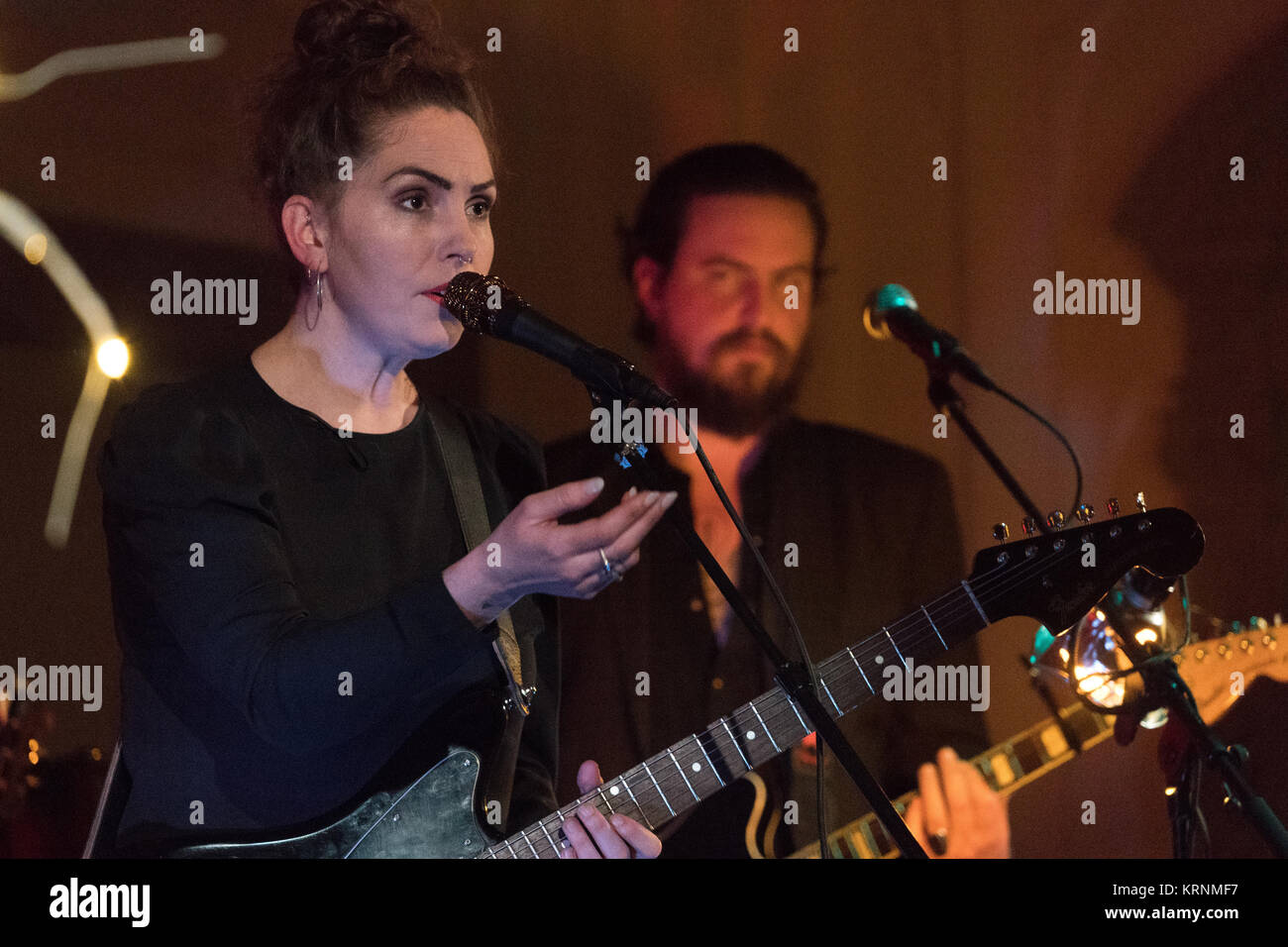 Emma Ruth Rundle performing live on stage at Bush Hall in London. Photo ...