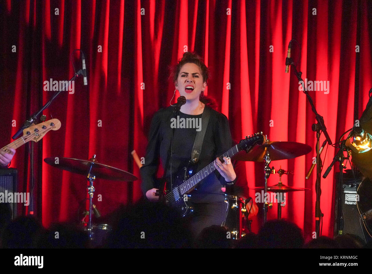 Emma Ruth Rundle performing live on stage at Bush Hall in London. Photo ...