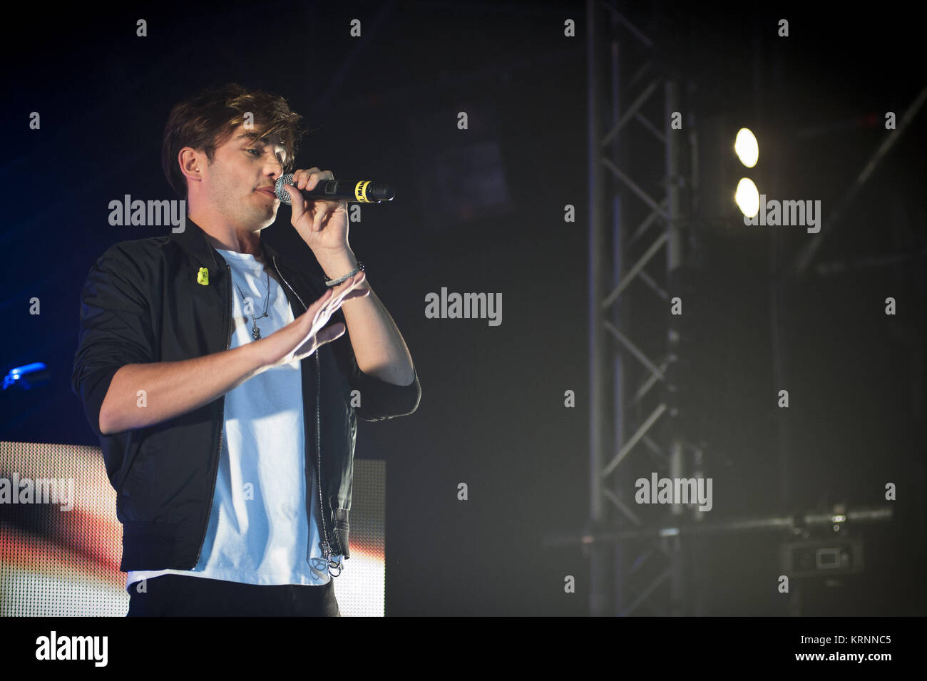 Riki performing live on stage at the Atlantico in Rome, Italy ...