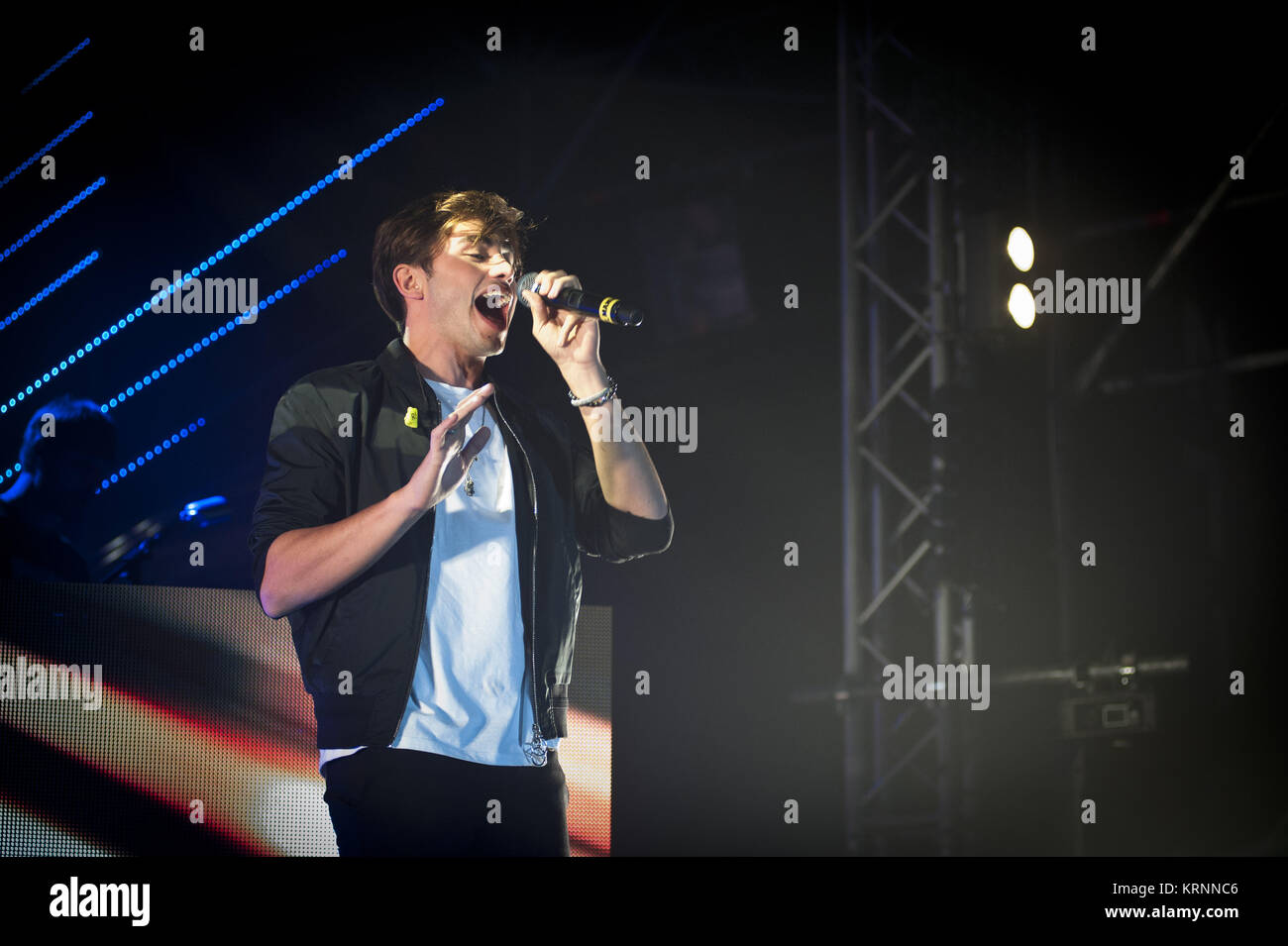 Riki performing live on stage at the Atlantico in Rome, Italy ...