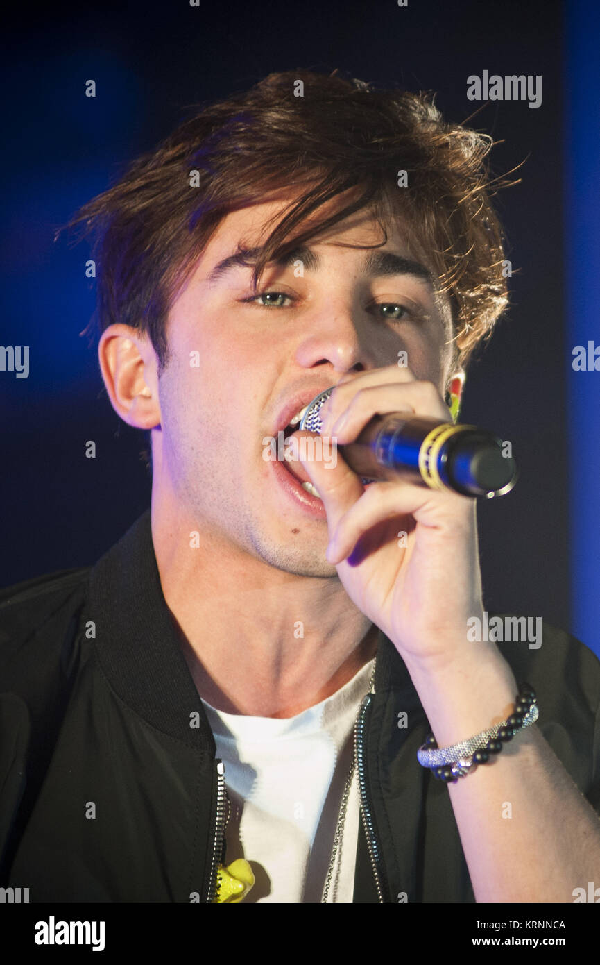 Riki performing live on stage at the Atlantico in Rome, Italy ...