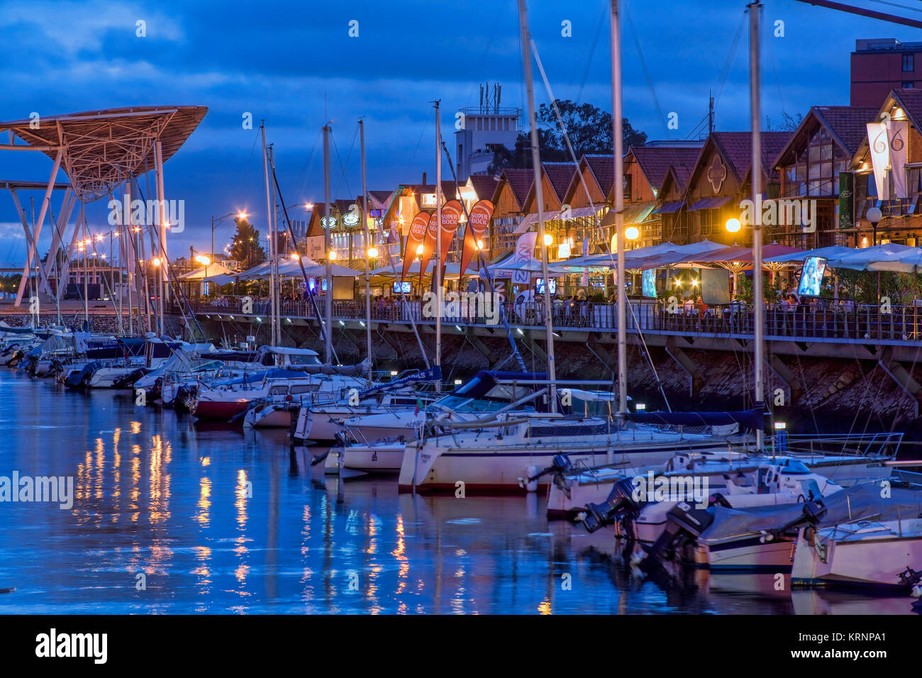 Santo Amaro Docks at Alcantara Mar Stock Photo - Alamy