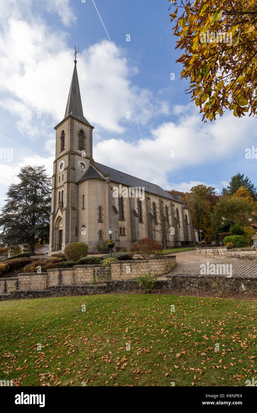 Church and castle in Useldingen Stock Photo - Alamy