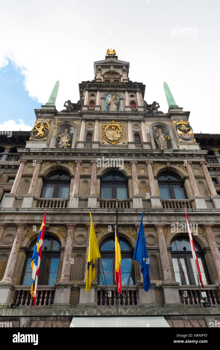 city hall antwerp Stock Photo - Alamy