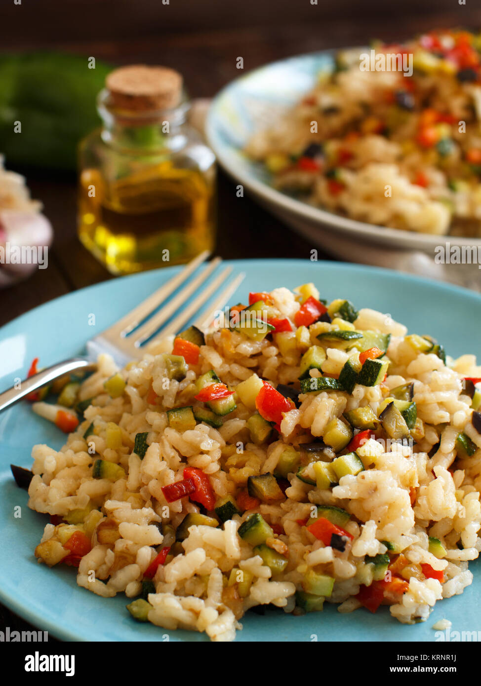Risotto with vegetables Stock Photo - Alamy