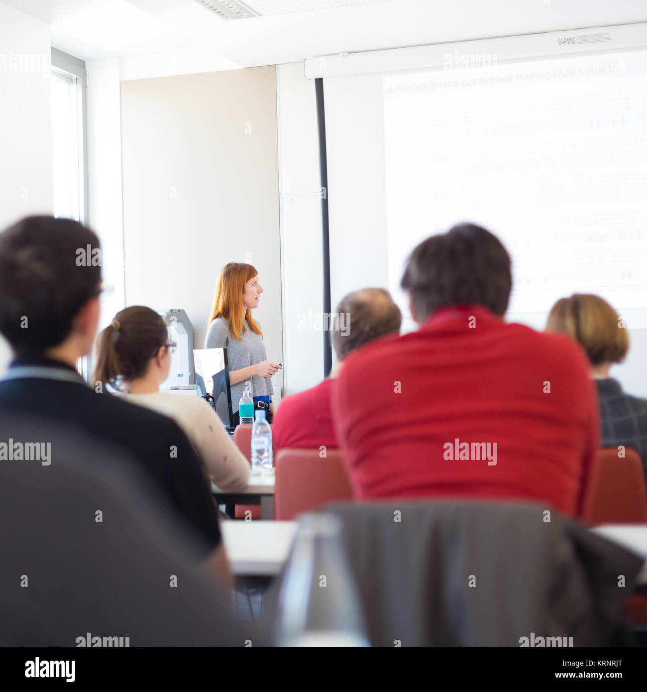 Lecture at university Stock Photo - Alamy