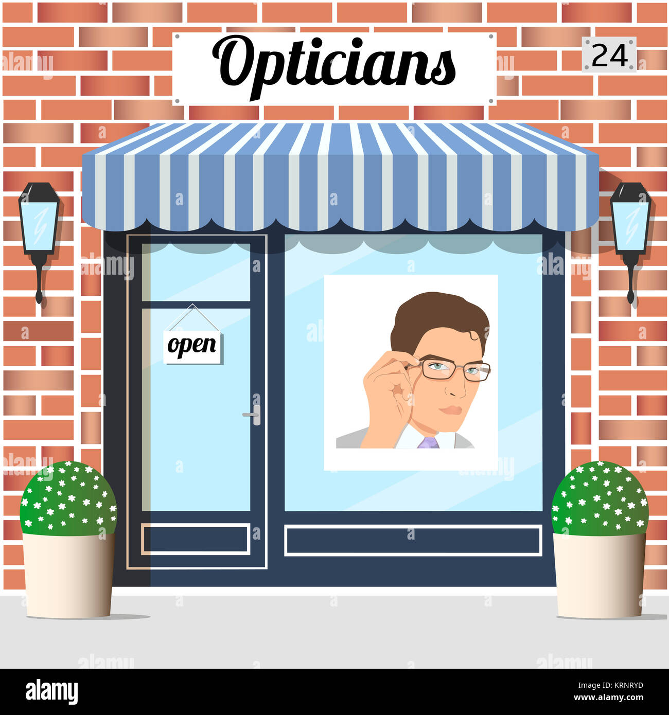 Old optic shop logo hi-res stock photography and images - Alamy