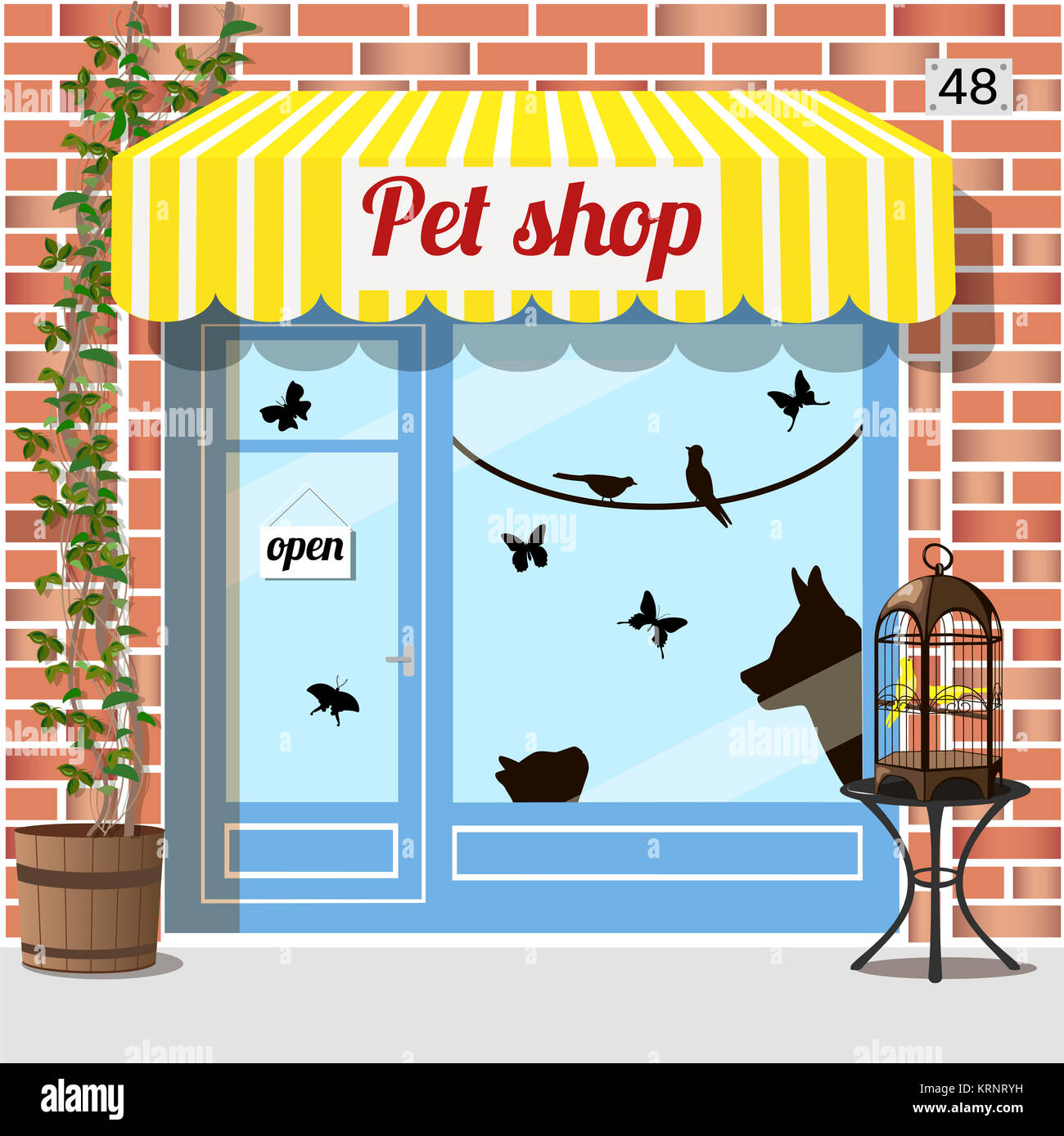 pet shop store Stock Photo - Alamy