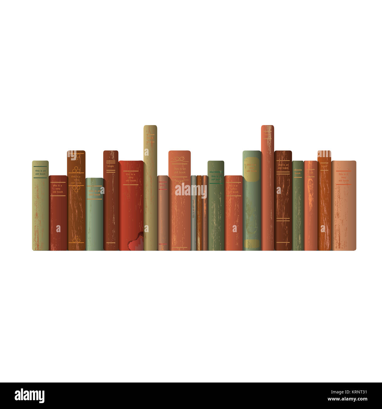 A row of old books Stock Photo - Alamy