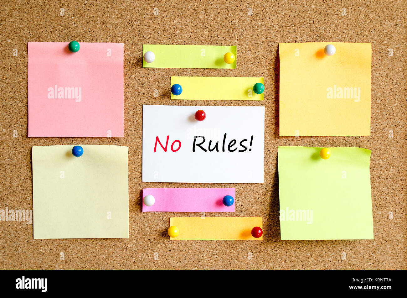 No rules text concept Stock Photo - Alamy
