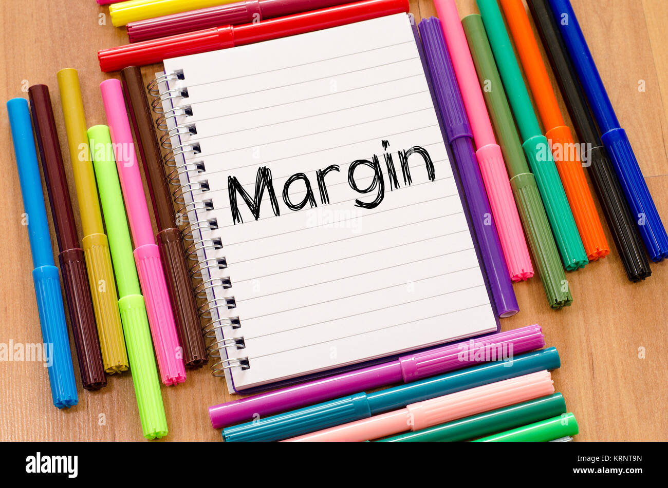 Margin text concept Stock Photo - Alamy