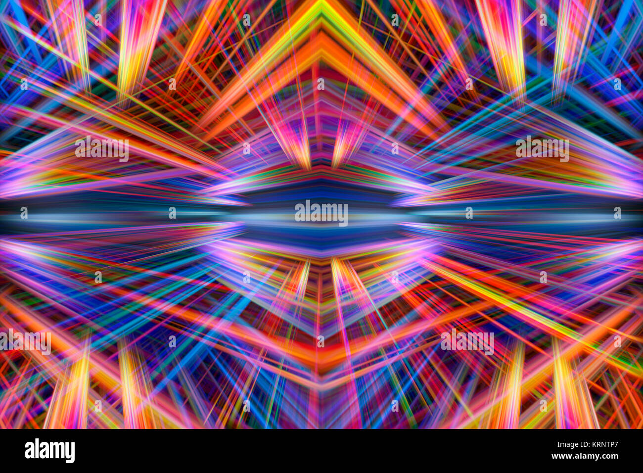 Colorful light beams background Stock Photo - Alamy