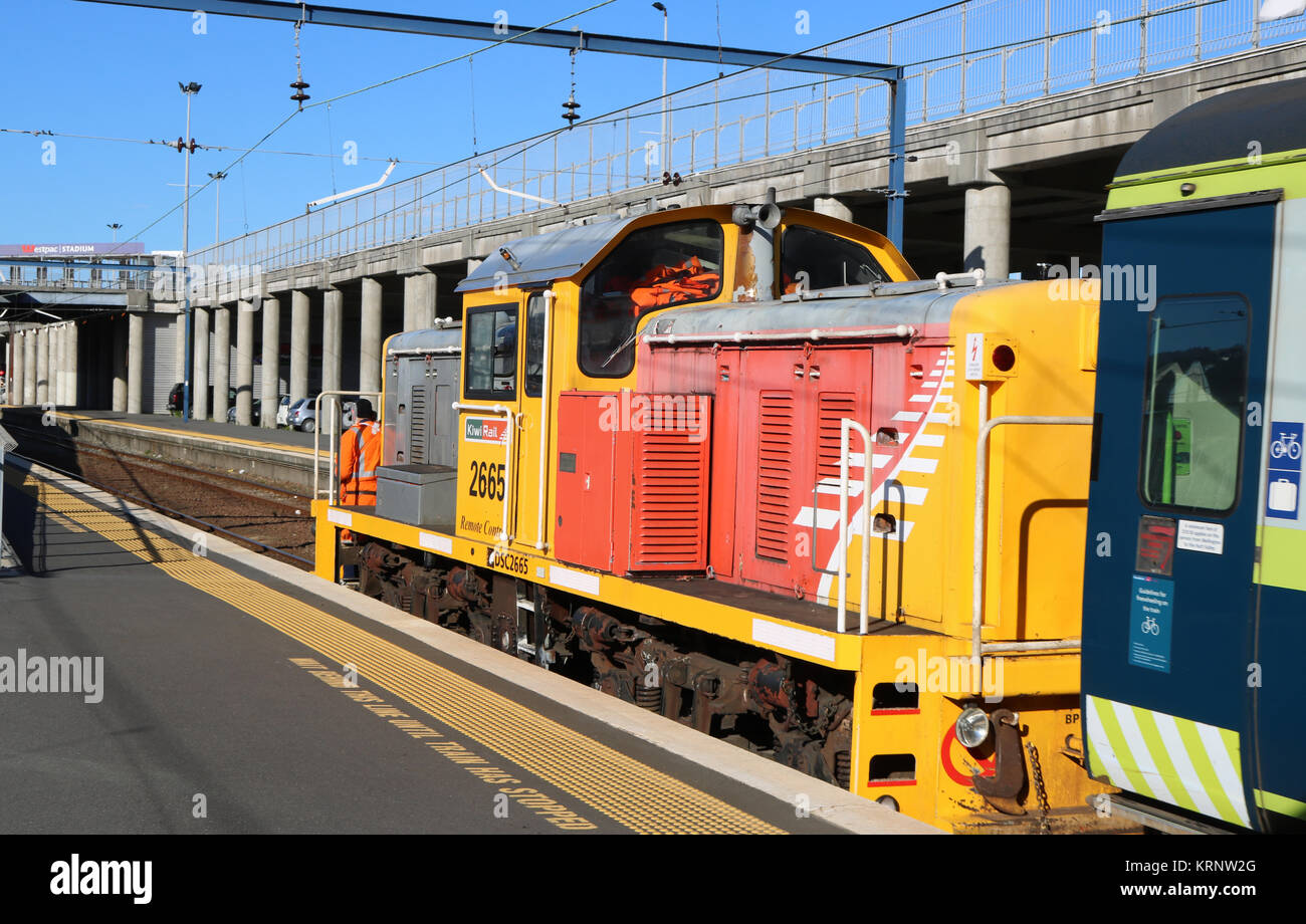 Remote control diesel-electric heavy shunting locomotive in KiwiRail ...