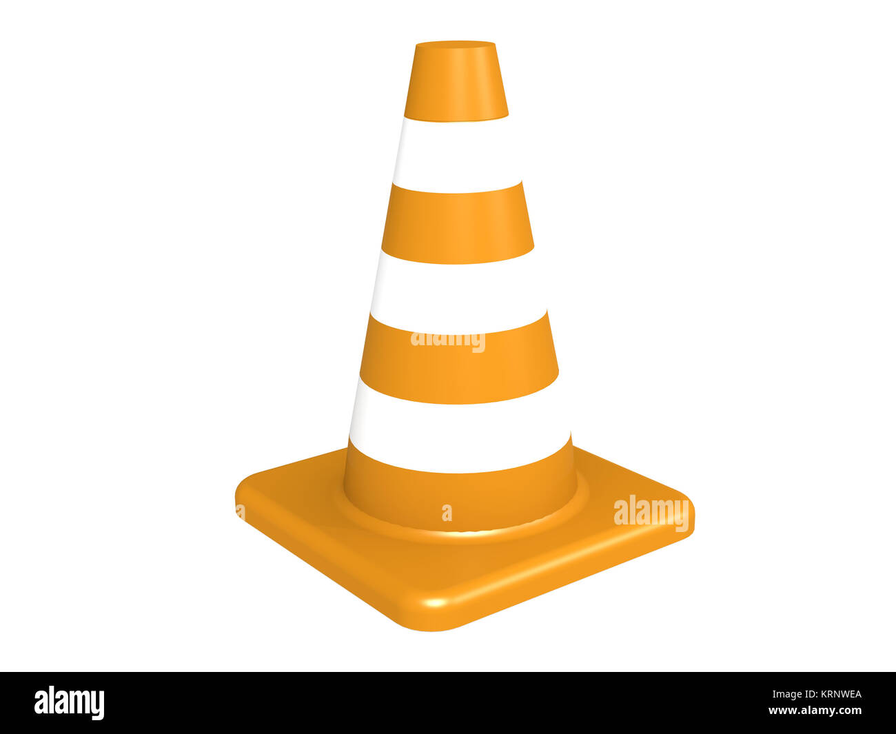 Traffic cones motorway Cut Out Stock Images & Pictures - Alamy