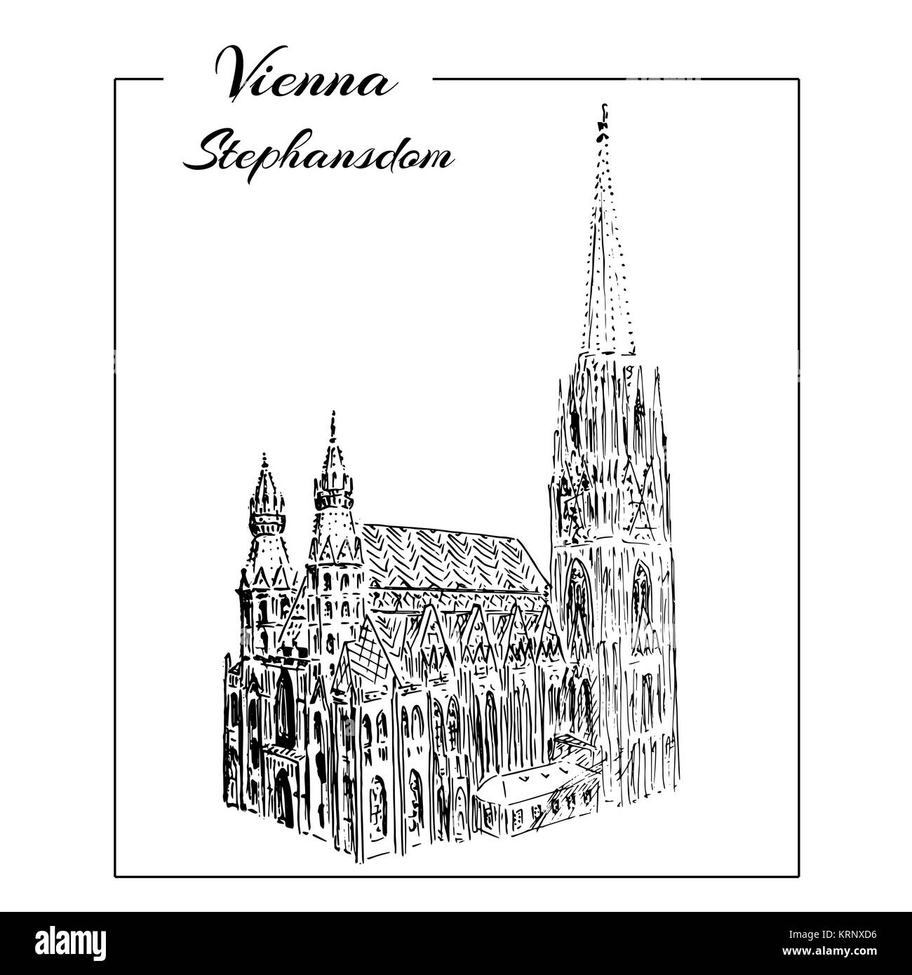 Historic landmark of vienna Black and White Stock Photos & Images - Alamy