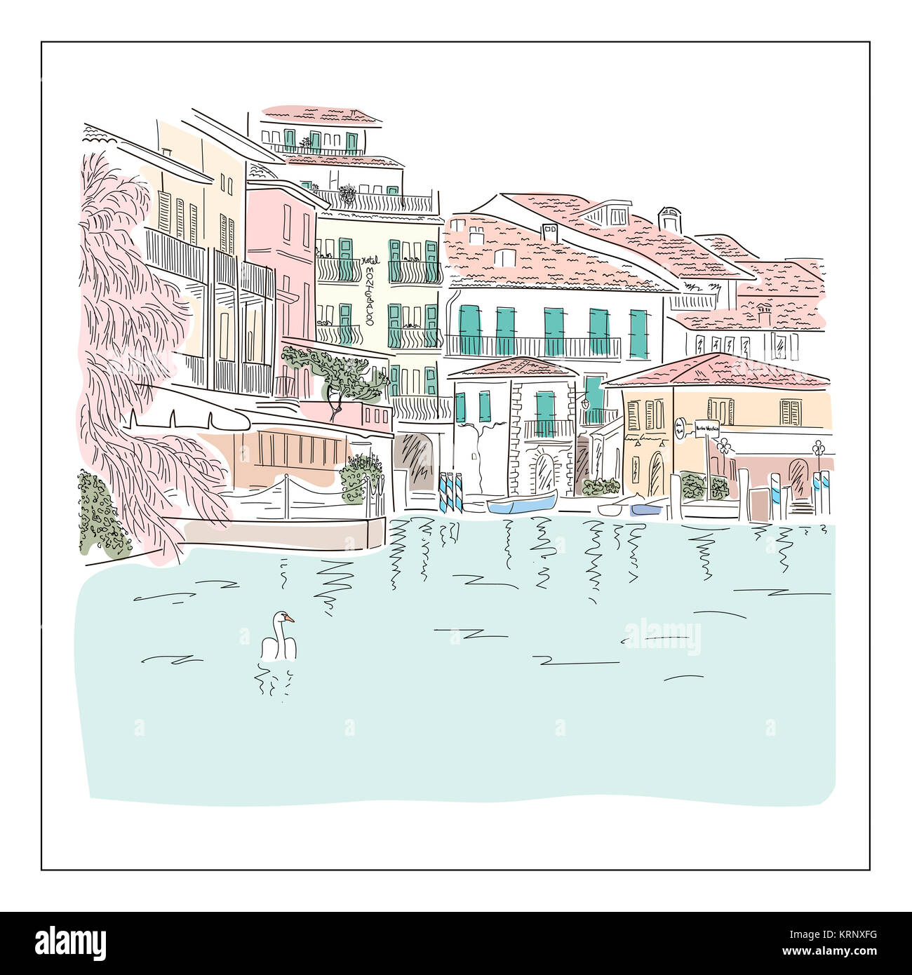 Old house lake Cut Out Stock Images & Pictures - Alamy