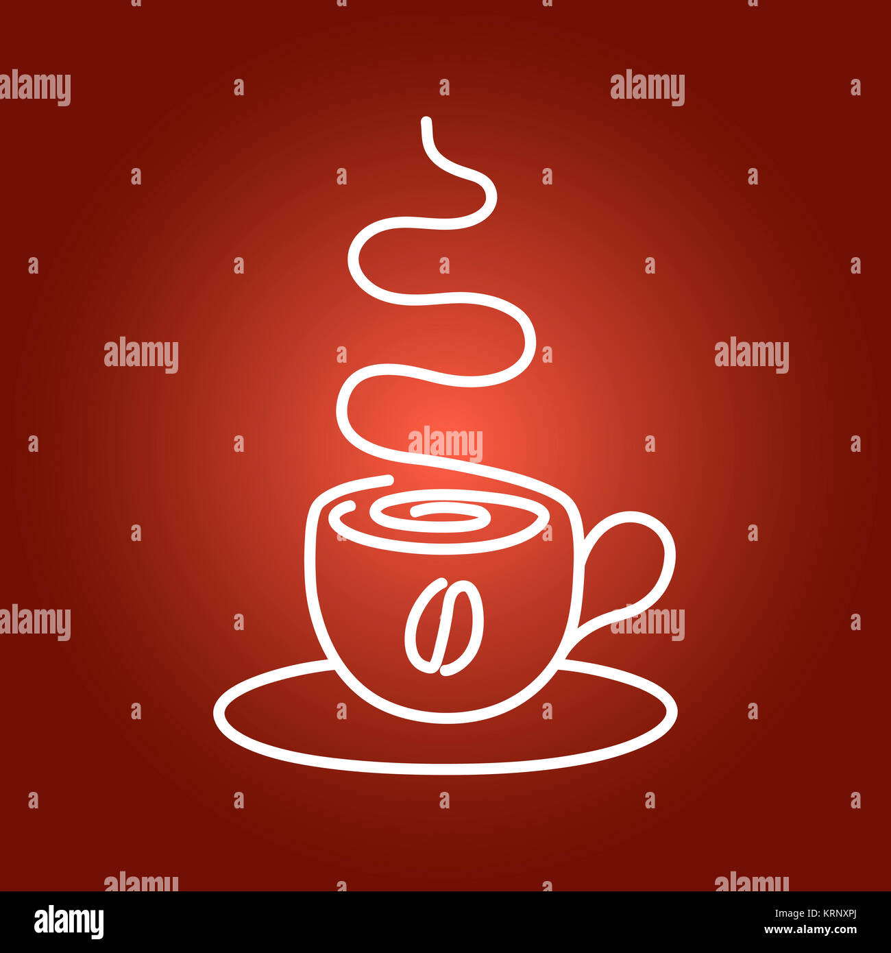 Coffee cup symbol Stock Photo - Alamy