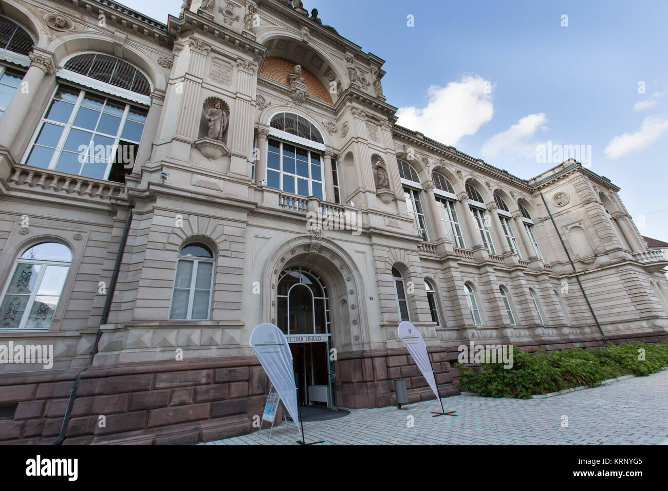 City of Baden-Baden, Germany. Picturesque view of the main entrance to ...