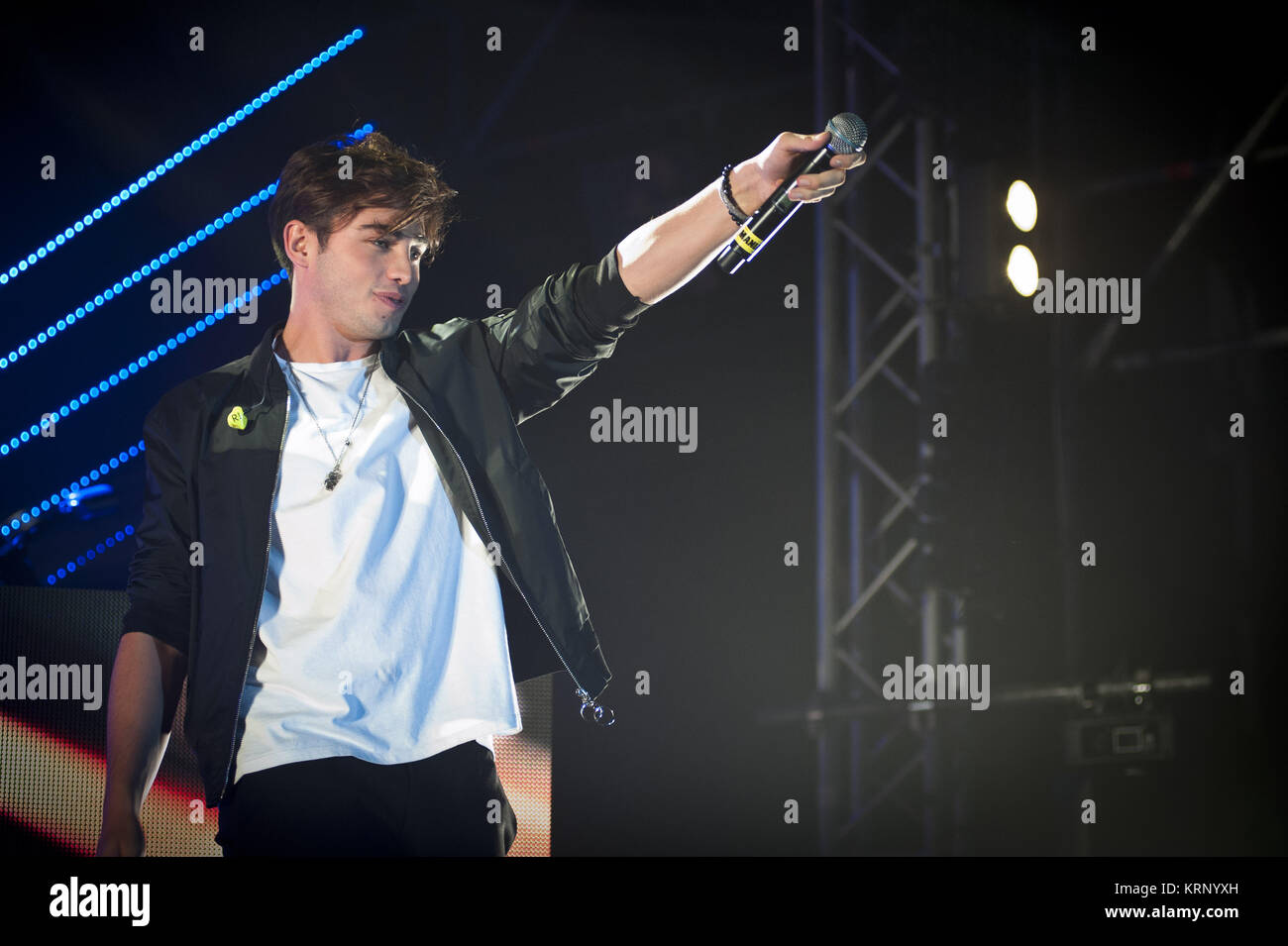 Riki performing live on stage at the Atlantico in Rome, Italy ...