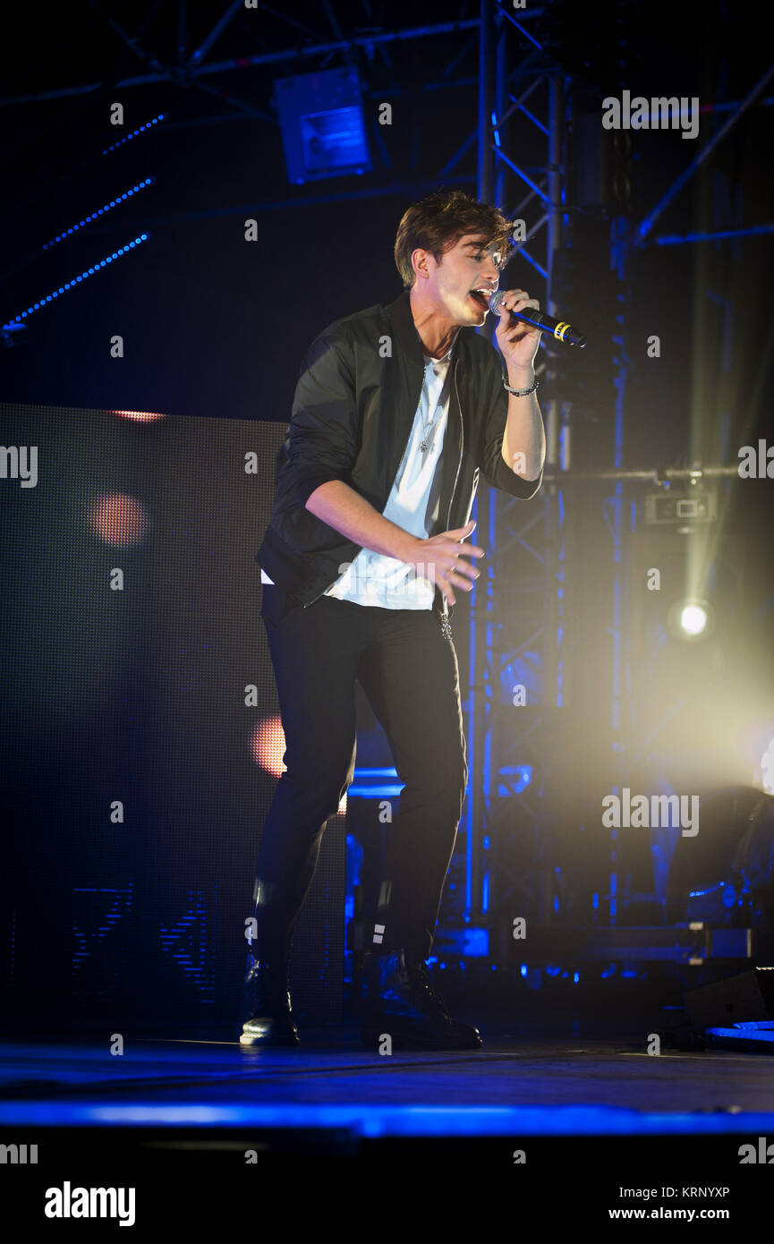 Riki performing live on stage at the Atlantico in Rome, Italy ...