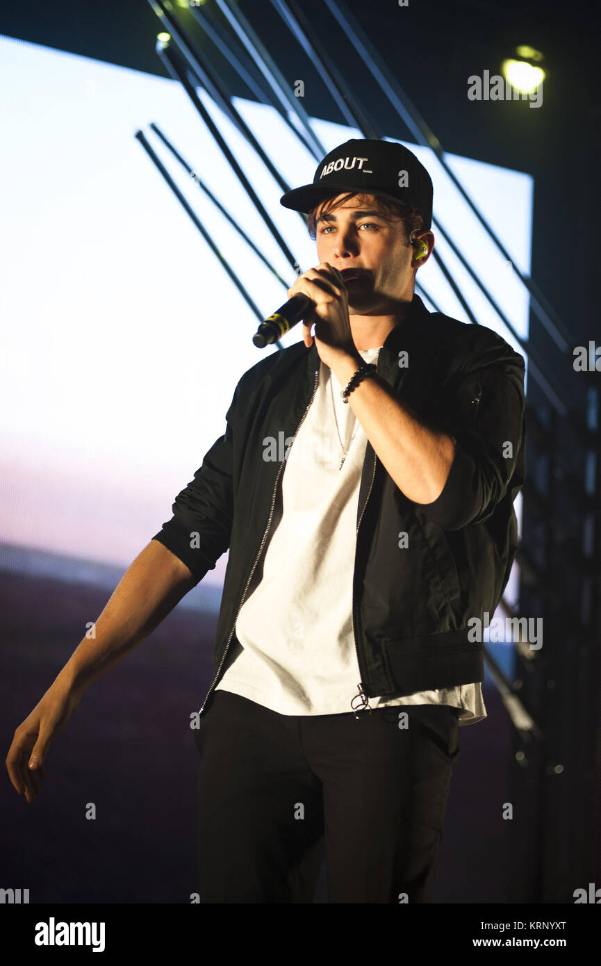 Riki performing live on stage at the Atlantico in Rome, Italy ...