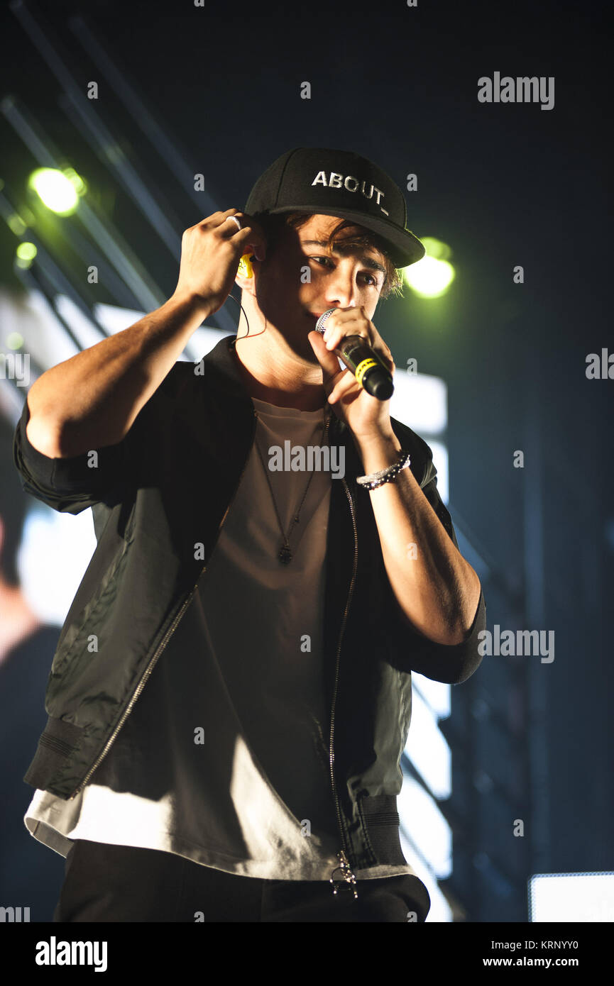 Riki performing live on stage at the Atlantico in Rome, Italy ...