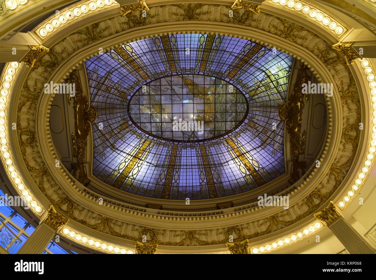 The City of Paris skylight at Neiman Marcus, Union Square, San ...