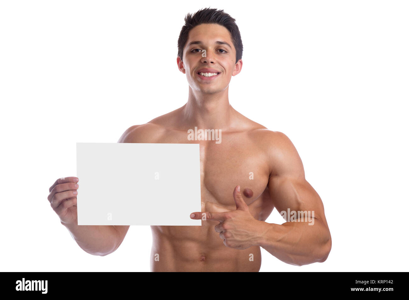 bodybuilding bodybuilder muscle empty placard copy space copyspace body ...