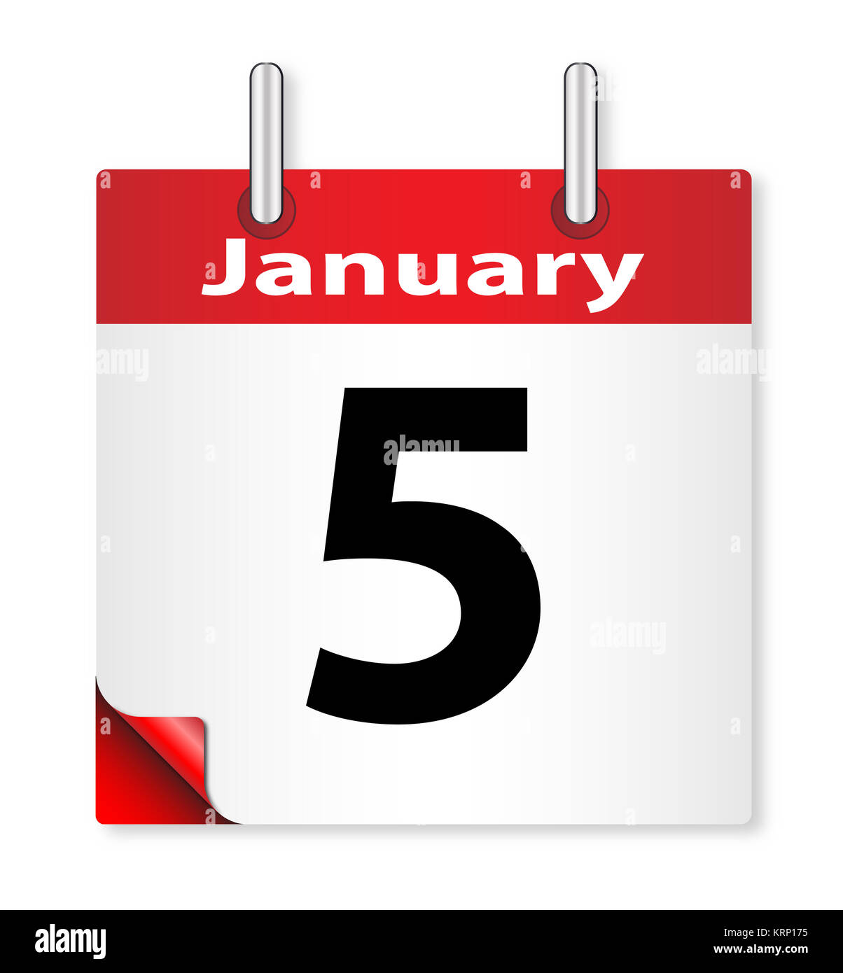 January art calendar Cut Out Stock Images & Pictures - Alamy