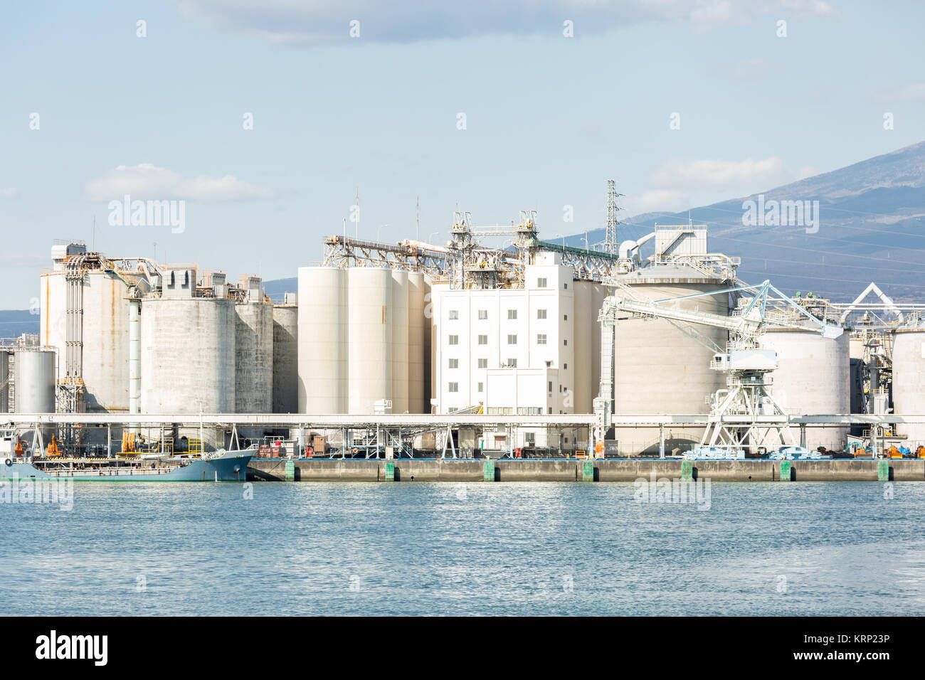 Mountain Fuji and Factory Stock Photo - Alamy
