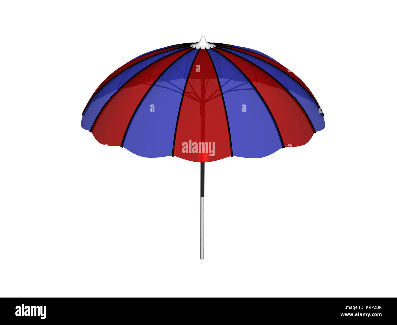 Summer parasol sunbathing Cut Out Stock Images & Pictures - Alamy