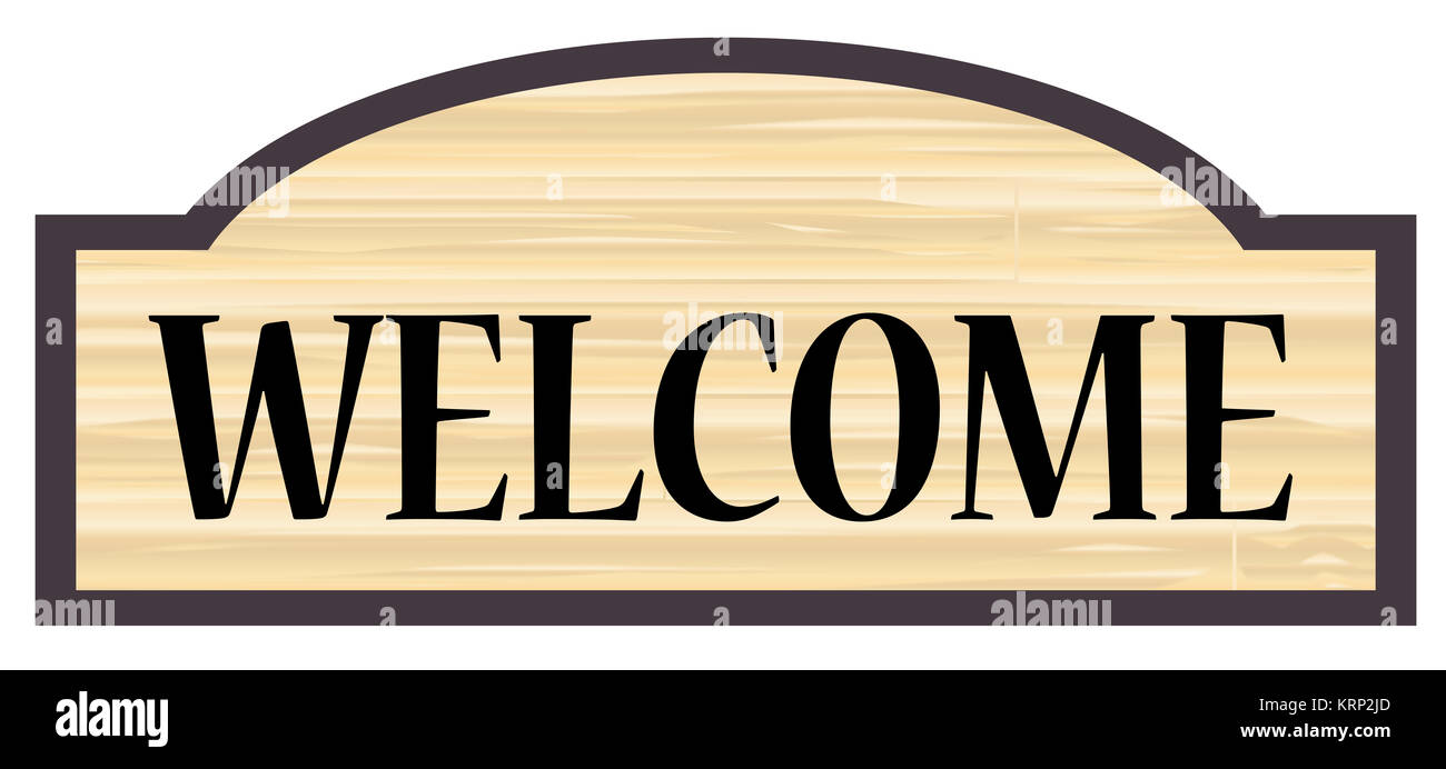 Graphic image welcome sign hi-res stock photography and images - Alamy
