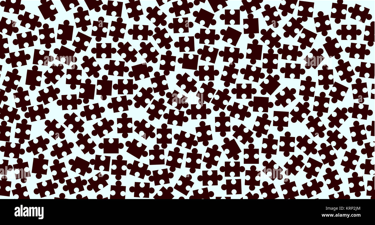 Random Jigsaw Pieces Stock Photo - Alamy