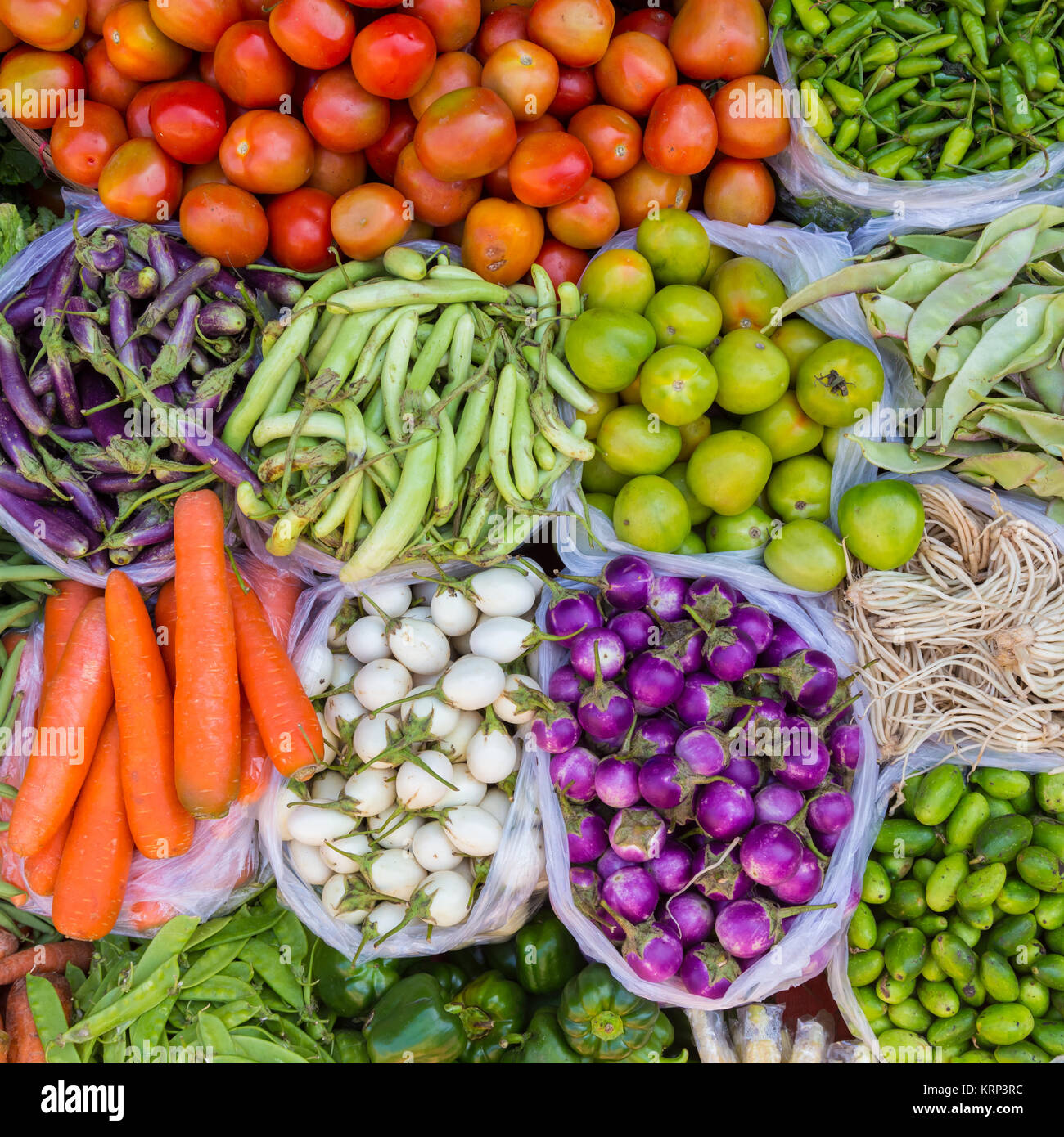 Colorful fresh fruits and vegetable Stock Photo - Alamy