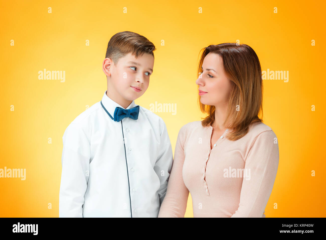 Happy mother and son Stock Photo - Alamy