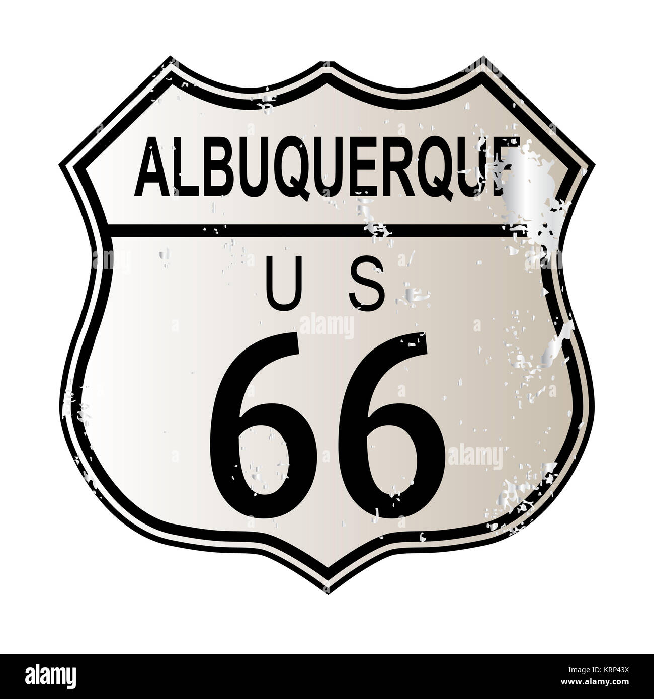 Albuquerque Route 66 Sign Stock Photo - Alamy