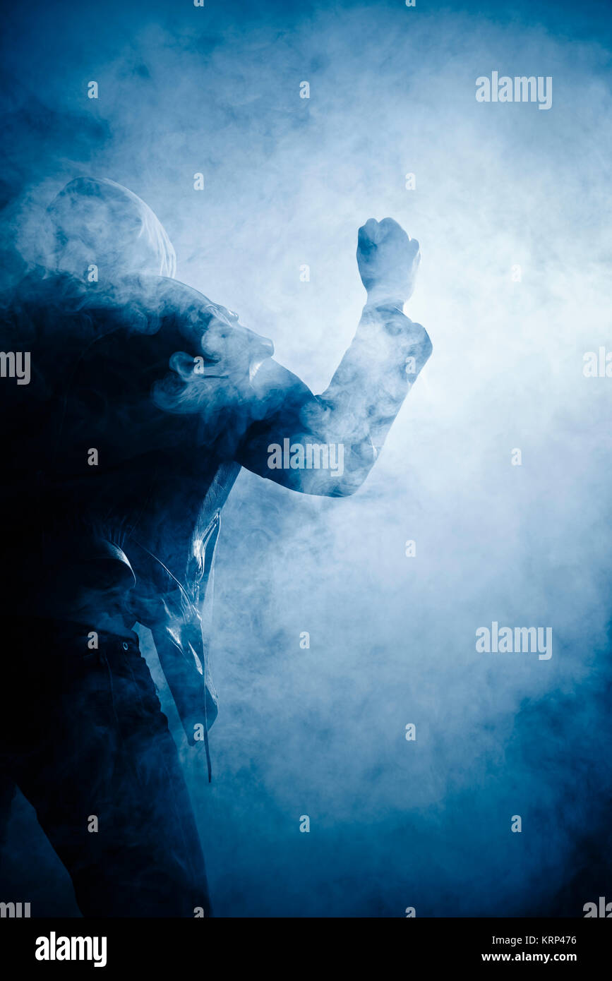 man mist mittens Stock Photo - Alamy