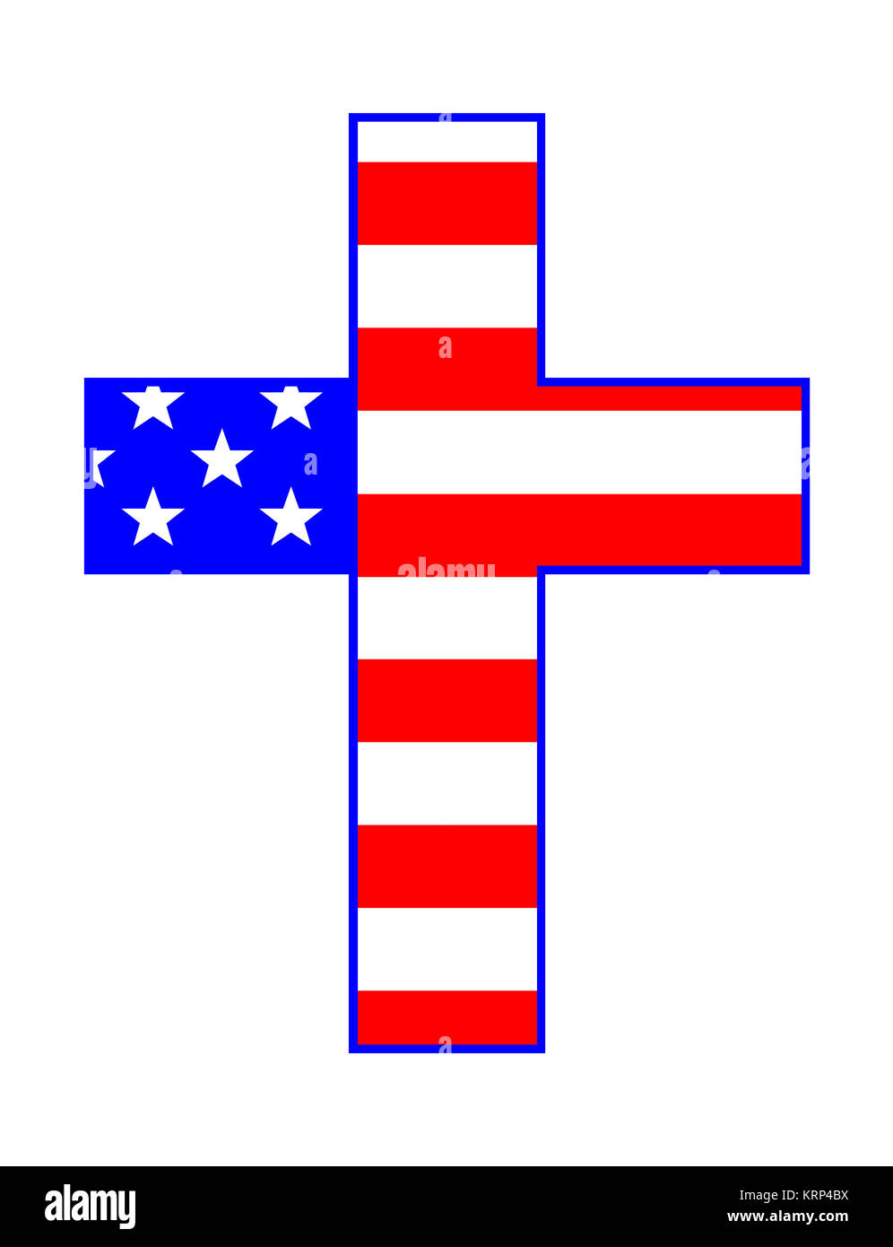 Stars cross Cut Out Stock Images & Pictures - Alamy