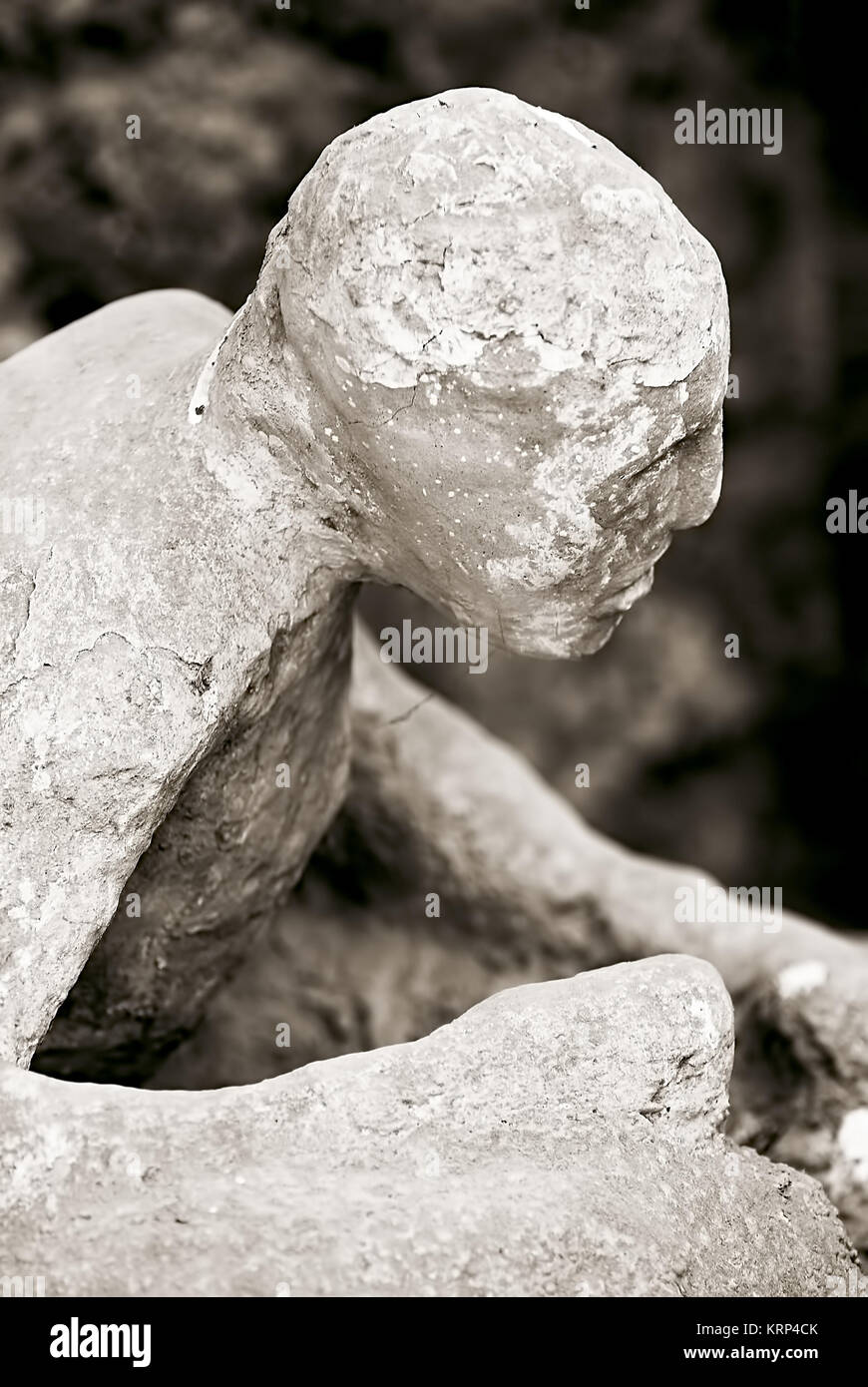 Plaster casts victims vesuvius eruption hi-res stock photography and ...