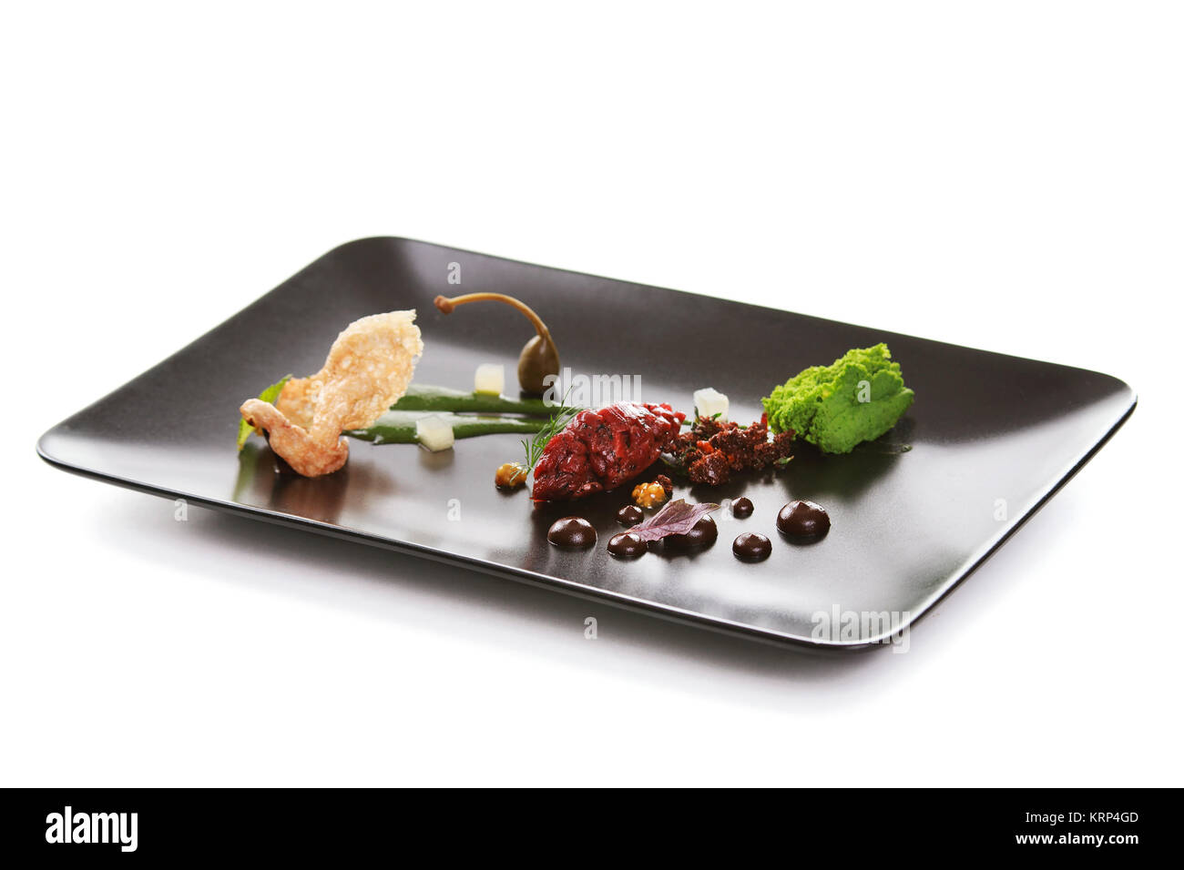 Modern Molecular cuisine Stock Photo - Alamy